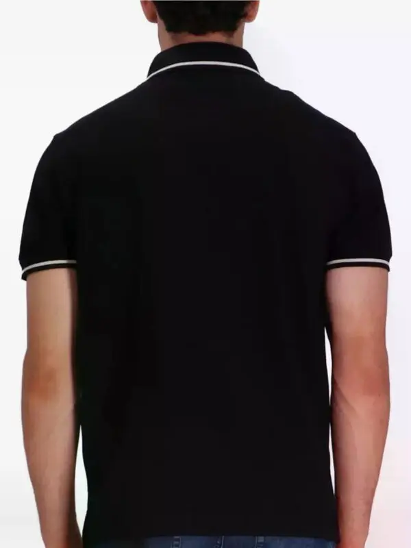 Emporio Armani Tipped-collar Cotton Polo Shirt