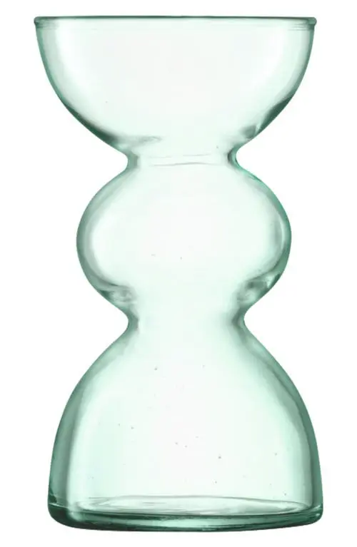 LSA Canopy Recycled Glass Vase Trio - Clear