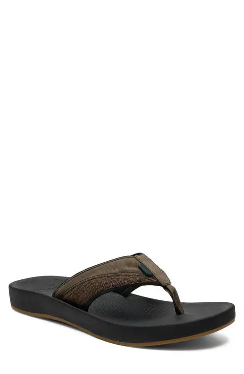 Sanuk Cosmic Seas Flip Flop - Cacao