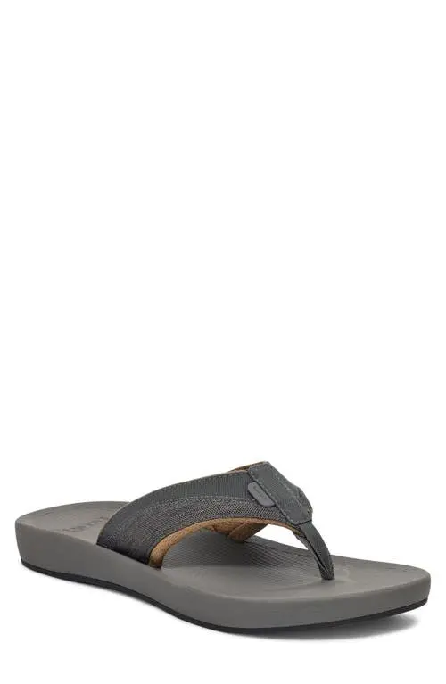 Sanuk Cosmic Seas Flip Flop - Dark Grey