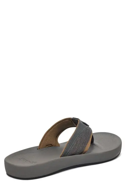 Sanuk Cosmic Seas Flip Flop - Dark Grey