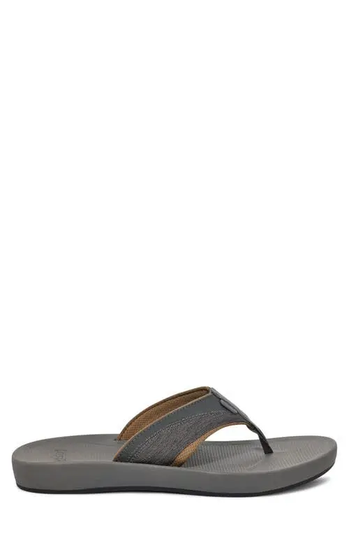 Sanuk Cosmic Seas Flip Flop - Dark Grey