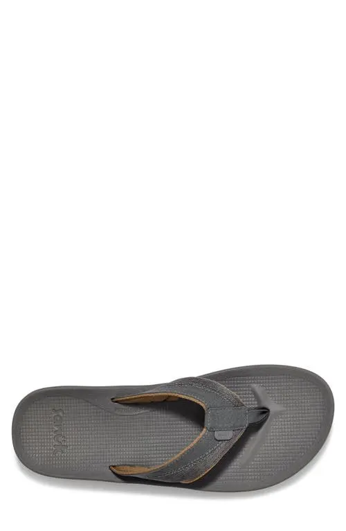 Sanuk Cosmic Seas Flip Flop - Dark Grey