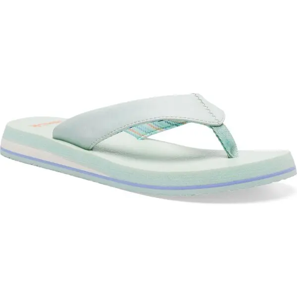 Sanuk Yoga Mat Ii Flip Flop - Spa Blue