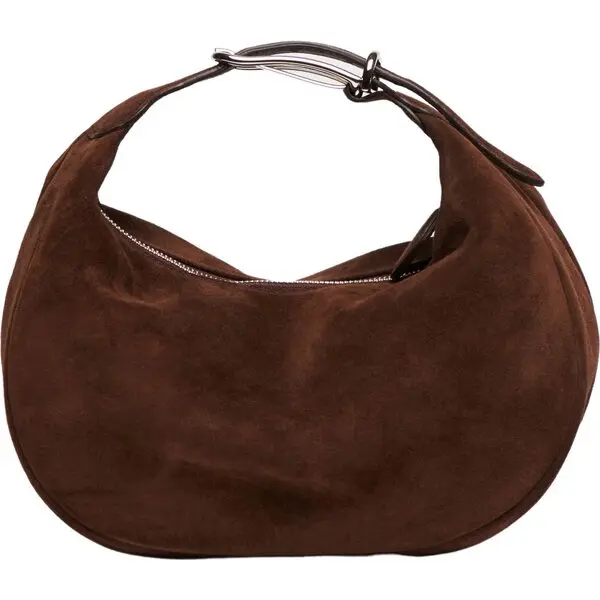 LIFFNER Moon Suede Top Handle Bag