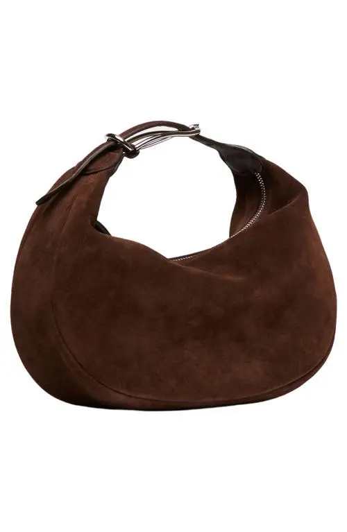 LIFFNER Moon Suede Top Handle Bag