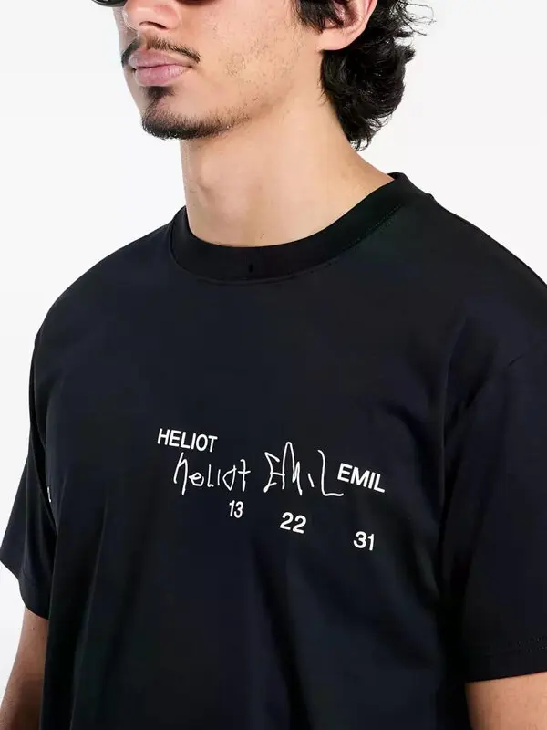 HELIOT EMIL Fulgens Graphic-print T-shirt