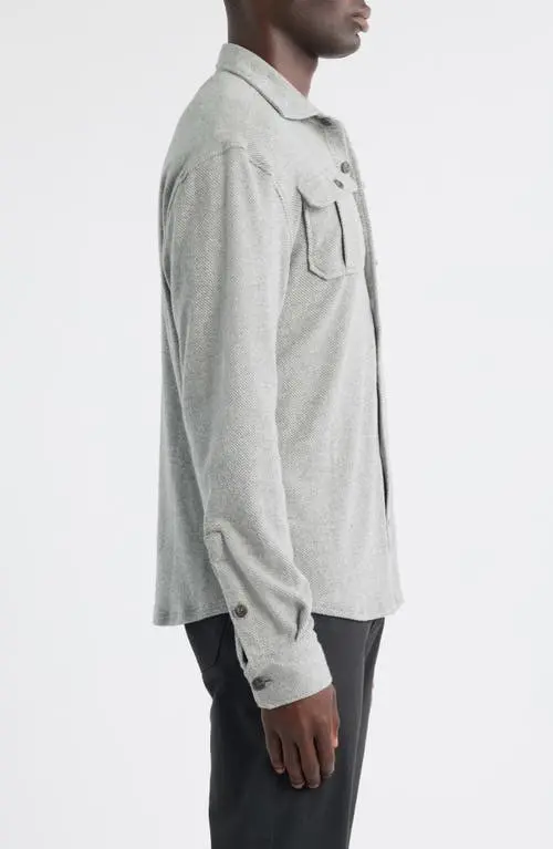 Johnnie-o Carl Brushed Knit Button-up Shirt