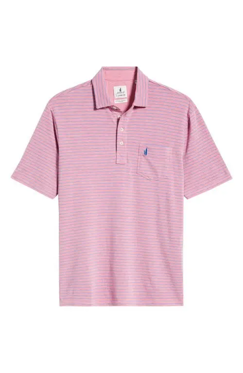 Johnnie-o Ryan Stripe Polo - Rosewater