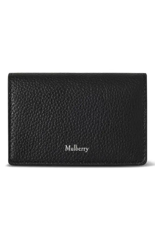 Mulberry Continental Card Case - Black
