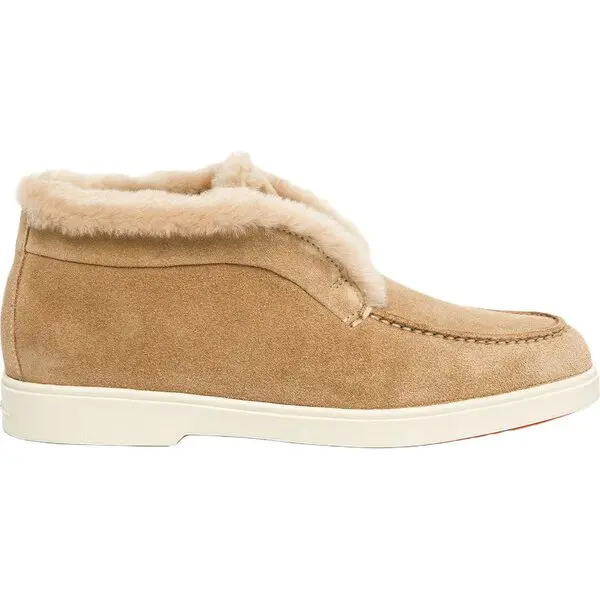Santoni Suede Desert Boot - Brown