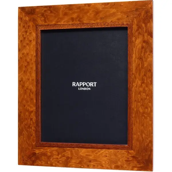 RAPPORT LONDON Heritage Photo Frame - Burr Walnut