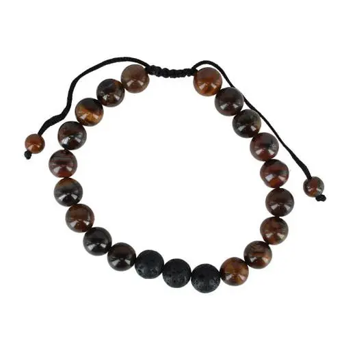 Trafalgar Ryder Wood Bead Adjustable Bracelet