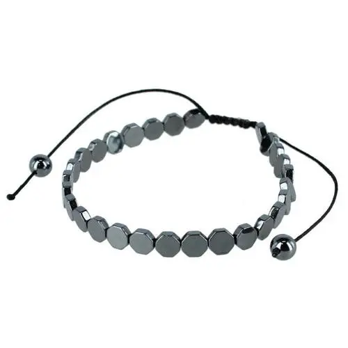 Trafalgar Hawk Metallic Disc Adjustable Bracelet - Silver