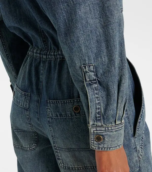 MARANT ETOILE Denim Jumpsuit - Blue