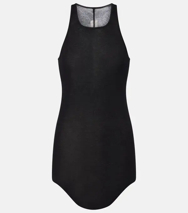 Rick Owens Cotton Tank Top - Black