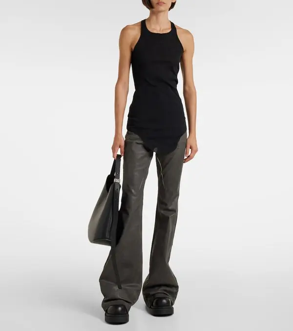 Rick Owens Cotton Tank Top - Black