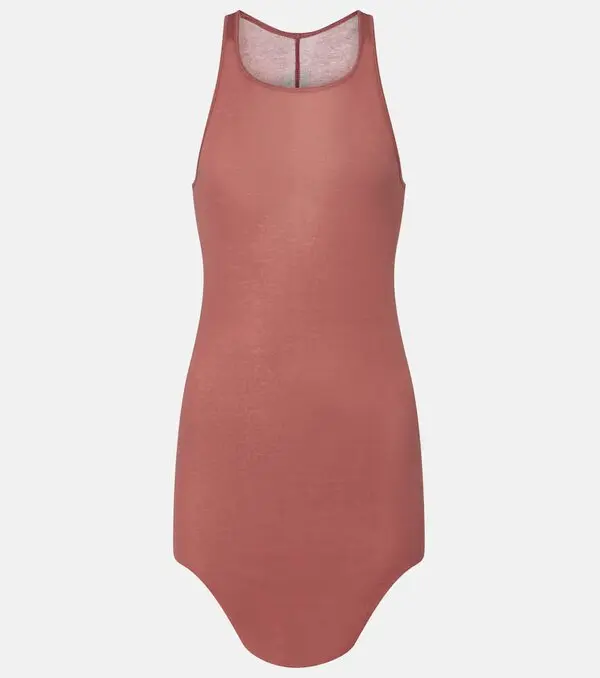 Rick Owens Cotton Tank Top - Brown
