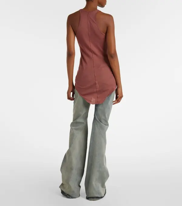 Rick Owens Cotton Tank Top - Brown