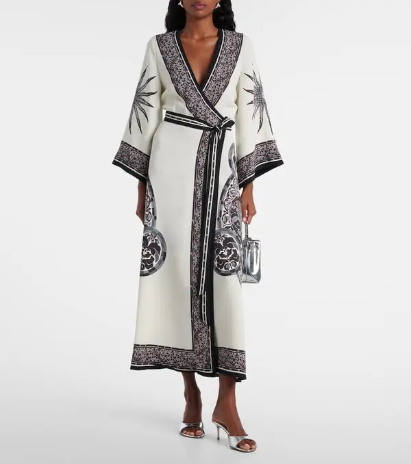 La DoubleJ Printed Wrap Dress