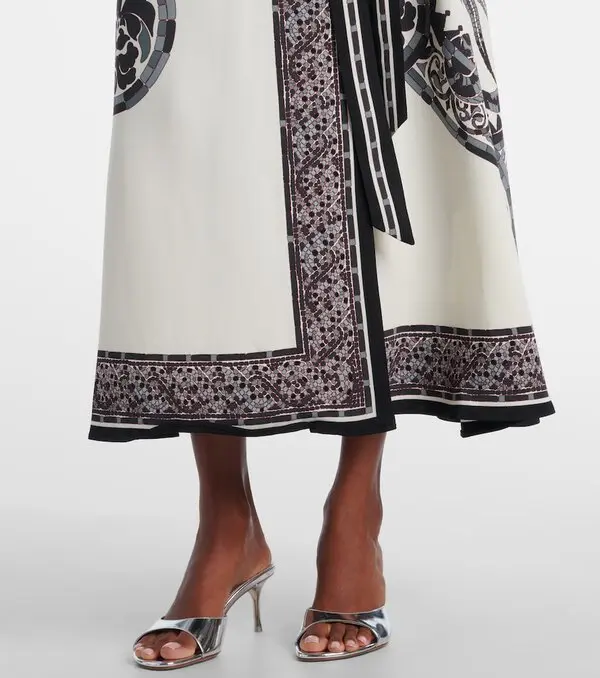 La DoubleJ Printed Wrap Dress