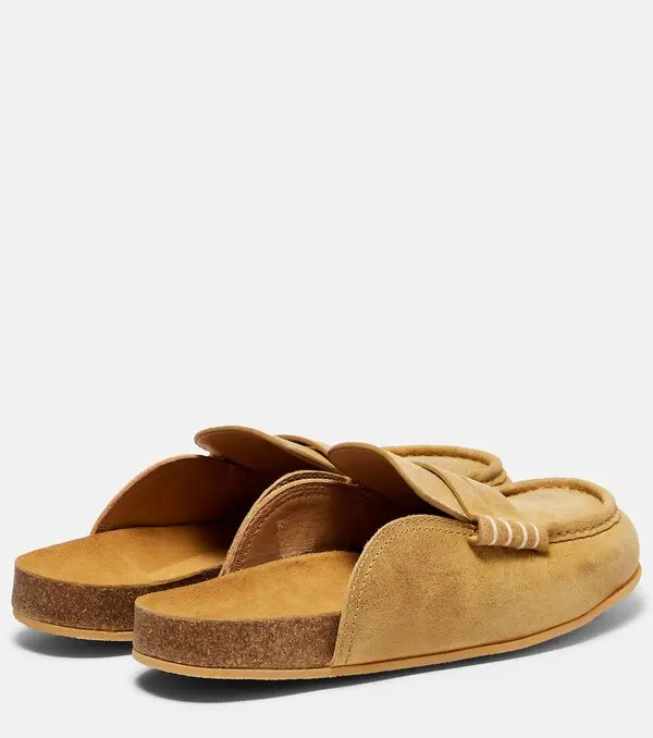 JW Anderson Suede Mules - Beige