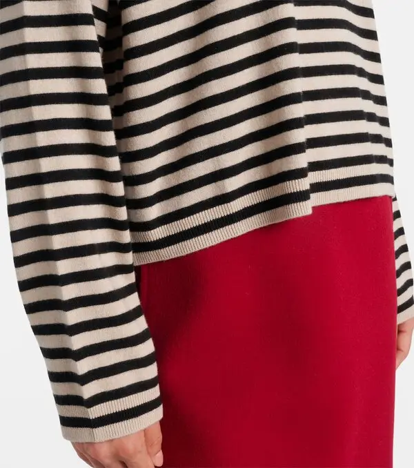 Max Mara Balia Striped Wool Sweater