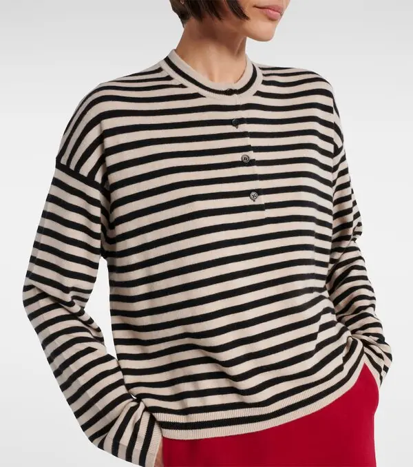 Max Mara Balia Striped Wool Sweater