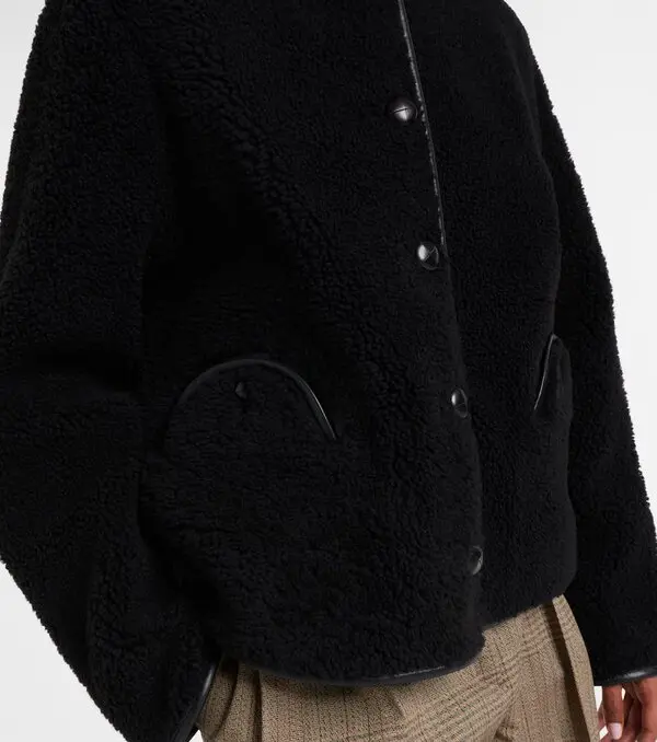 BLAZÉ MILANO Gliss Reversible Shearling Jacket - Brown