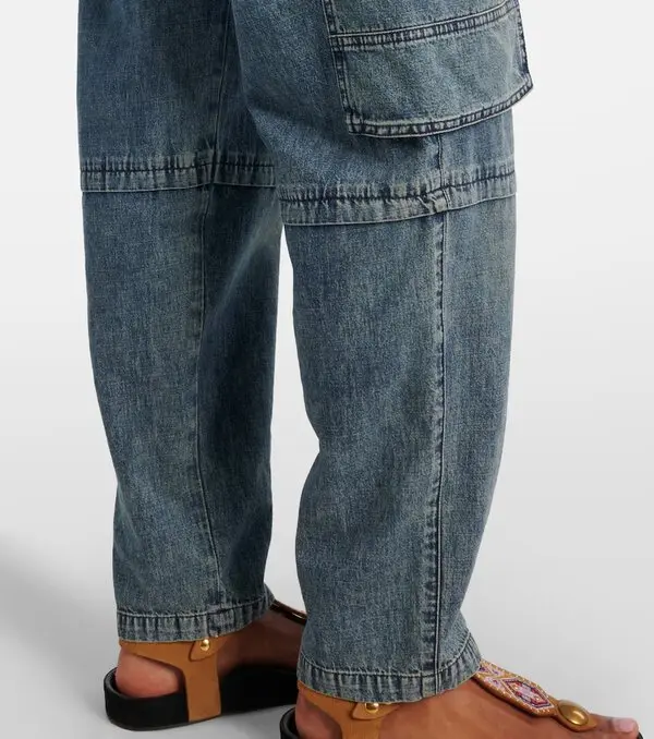 MARANT ETOILE Nayla High-rise Cargo Jeans