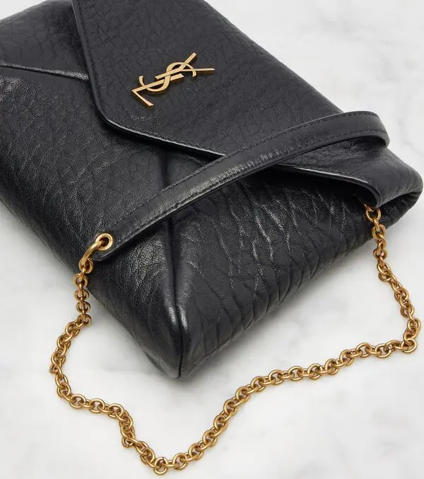 Saint Laurent Cassandre Leather Shoulder Bag