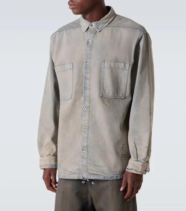 Rick Owens Faded Denim Shirt