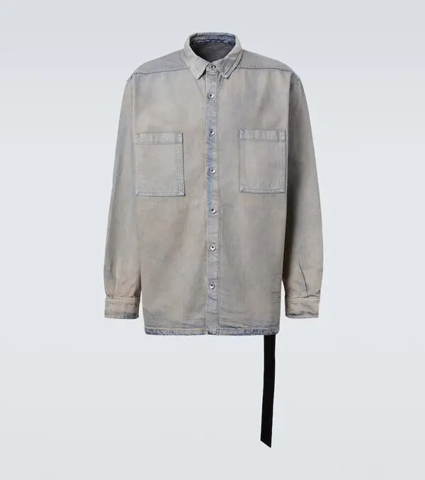 Rick Owens Faded Denim Shirt
