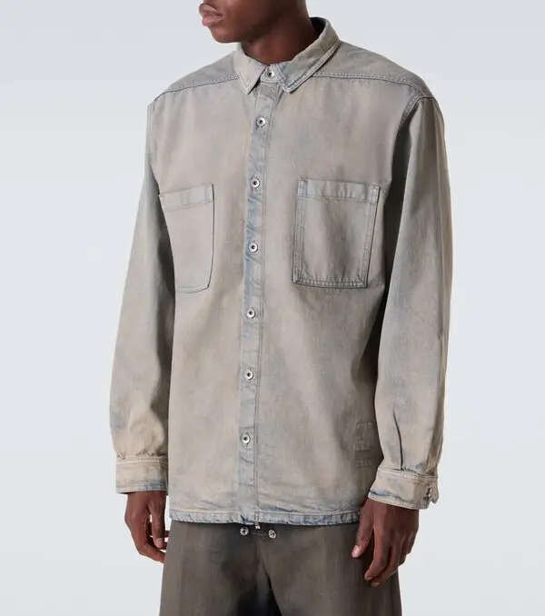 Rick Owens Faded Denim Shirt