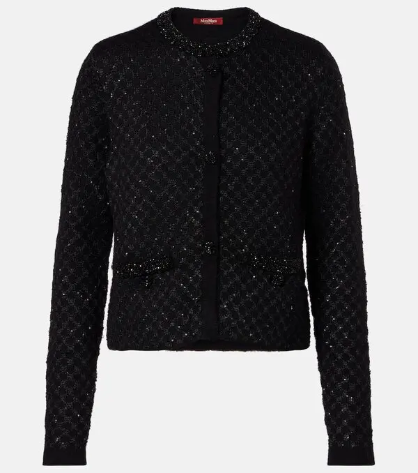 Max Mara Perdoni Sequined Cardigan