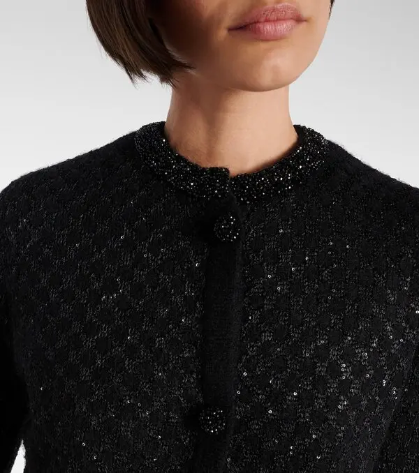 Max Mara Perdoni Sequined Cardigan