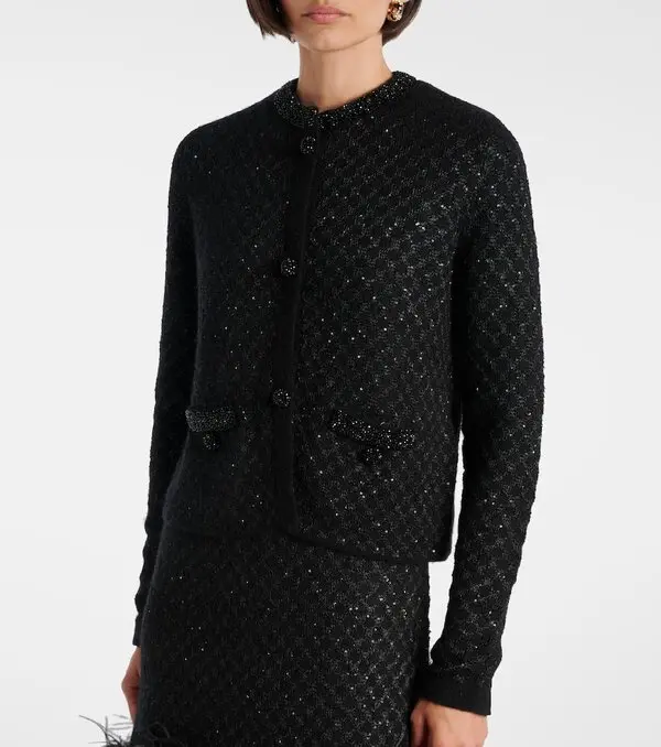 Max Mara Perdoni Sequined Cardigan