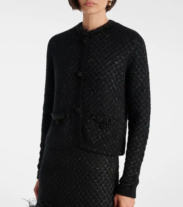 Max Mara Perdoni Sequined Cardigan