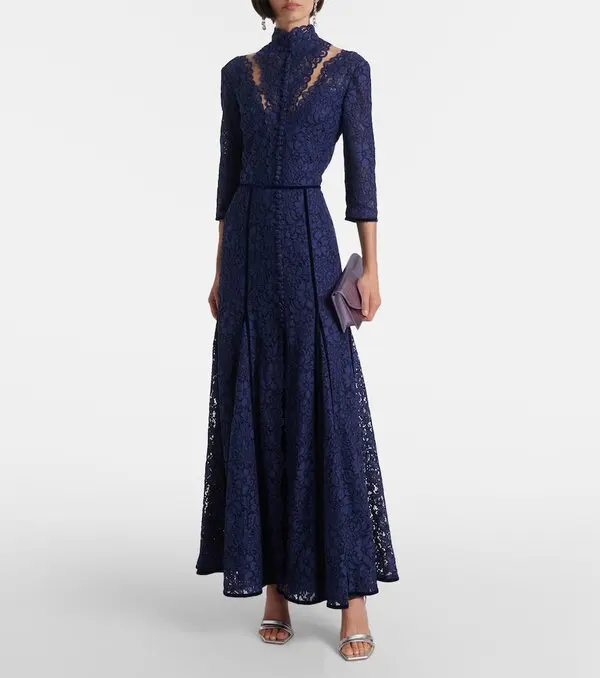 Costarellos Lace Gown