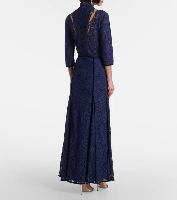 Costarellos Lace Gown