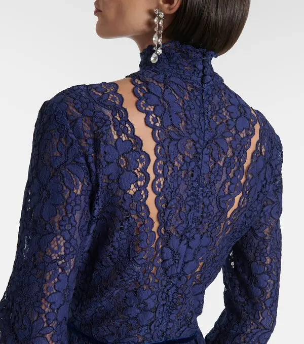 Costarellos Lace Gown