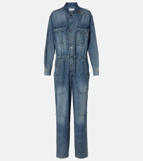 MARANT ETOILE Denim Jumpsuit - Blue