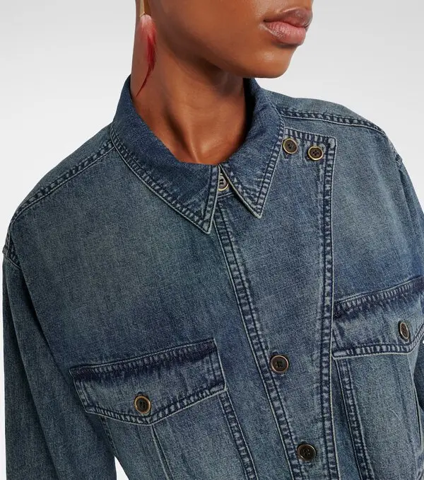 MARANT ETOILE Denim Jumpsuit - Blue