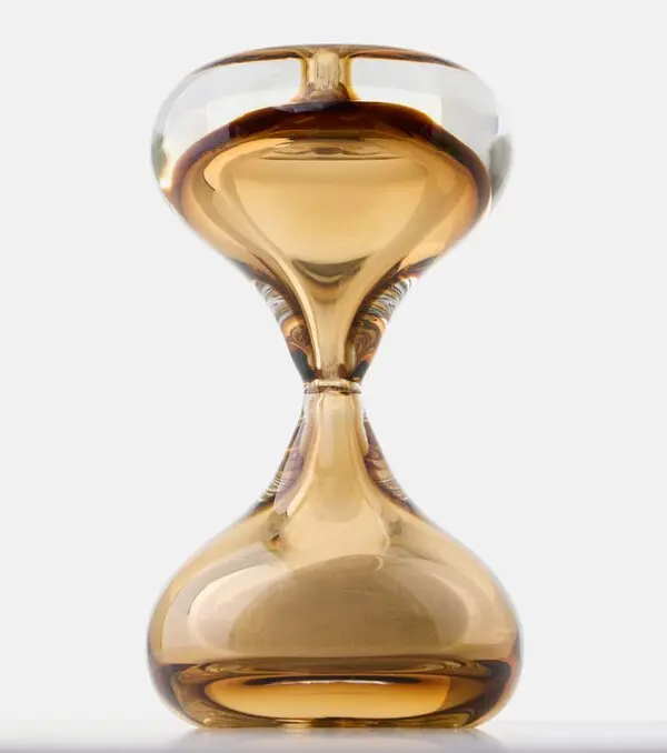 VENINI Sommersa Murano Glass Hourglass