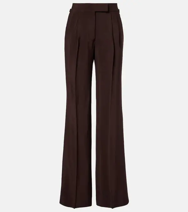 TOM FORD Pleated High-rise Wide-leg Pants