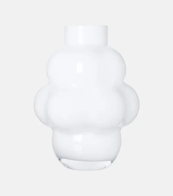 LOUISE ROE Balloon Glass Vase - White