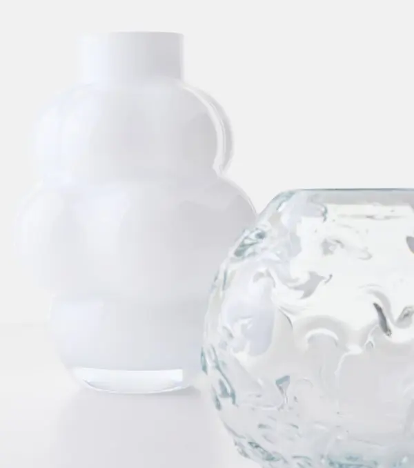 LOUISE ROE Balloon Glass Vase - White