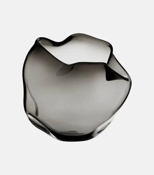 ALEXA LIXFELD Komet Glass Vase - Grey
