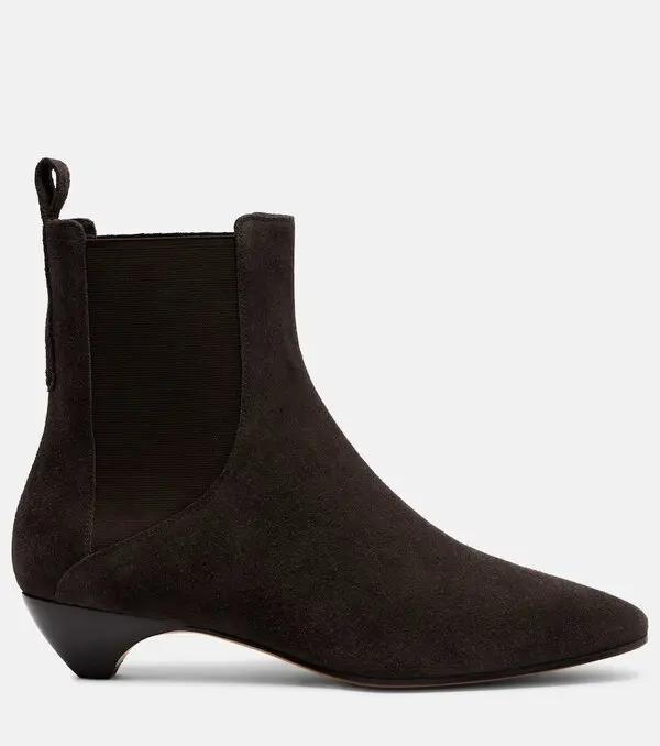 Le Monde Beryl Allegra Suede Ankle Boots - Brown