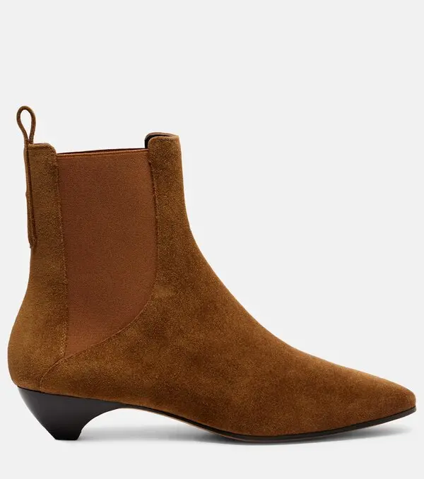 Le Monde Beryl Allegra Suede Ankle Boots - Brown